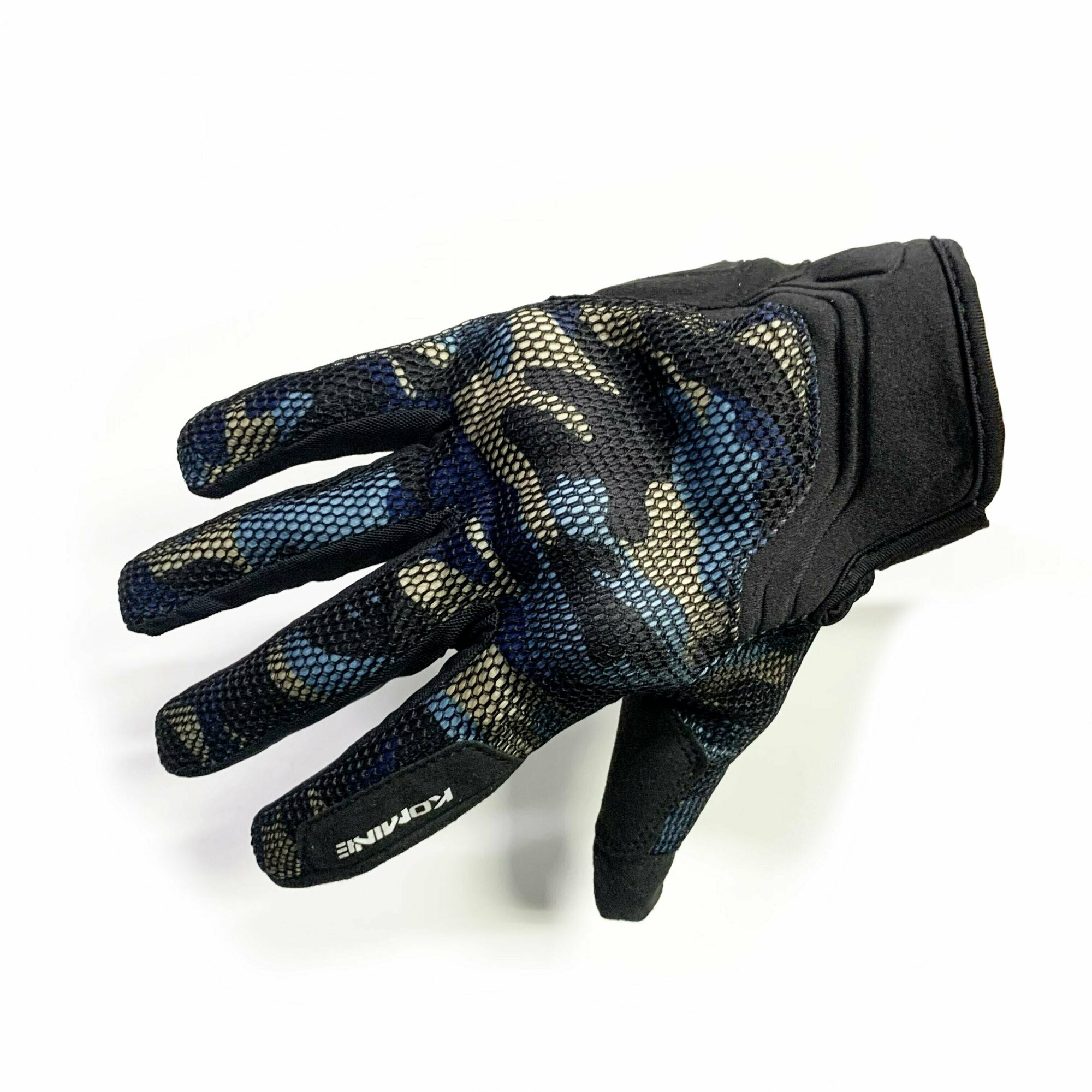 Мотоперчатки кроссовые Komine GK-194Military Blue XXL