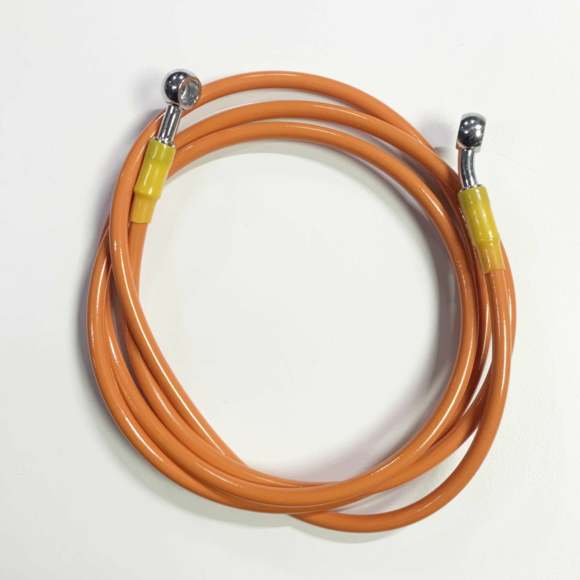 Шланг тормозной гидравлический 2000 мм (армированный) d10мм оранжевый