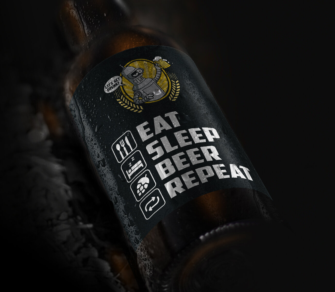 Eat Sleep Beer Наклейки Самогон Этикетки для бутылок 30шт. На бутылки Забавные этикетки, смешные наклейки