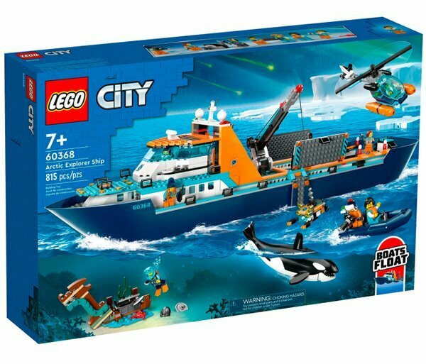 LEGO City 60368 Корабль «Исследователь Арктики»