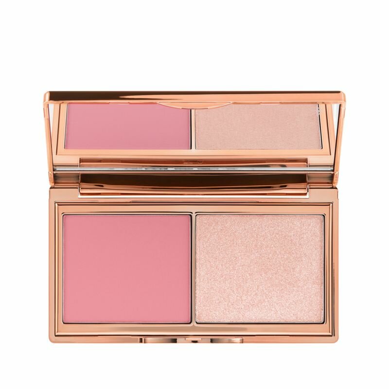 Charlotte Tilbury палетка румяна + хайлайтер Hollywood Blush & Glow Glide Palette