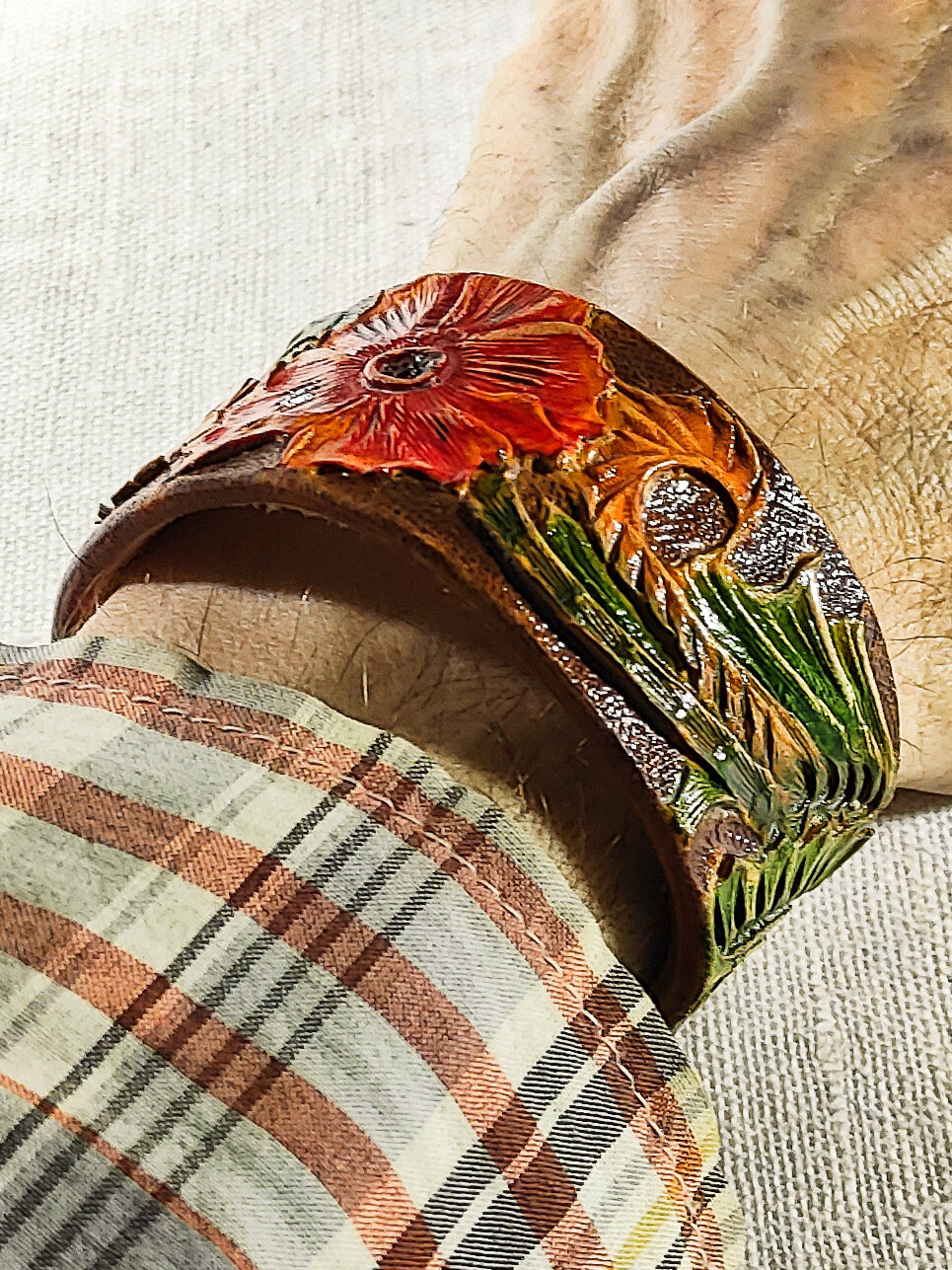 Славянский оберег, жесткий браслет