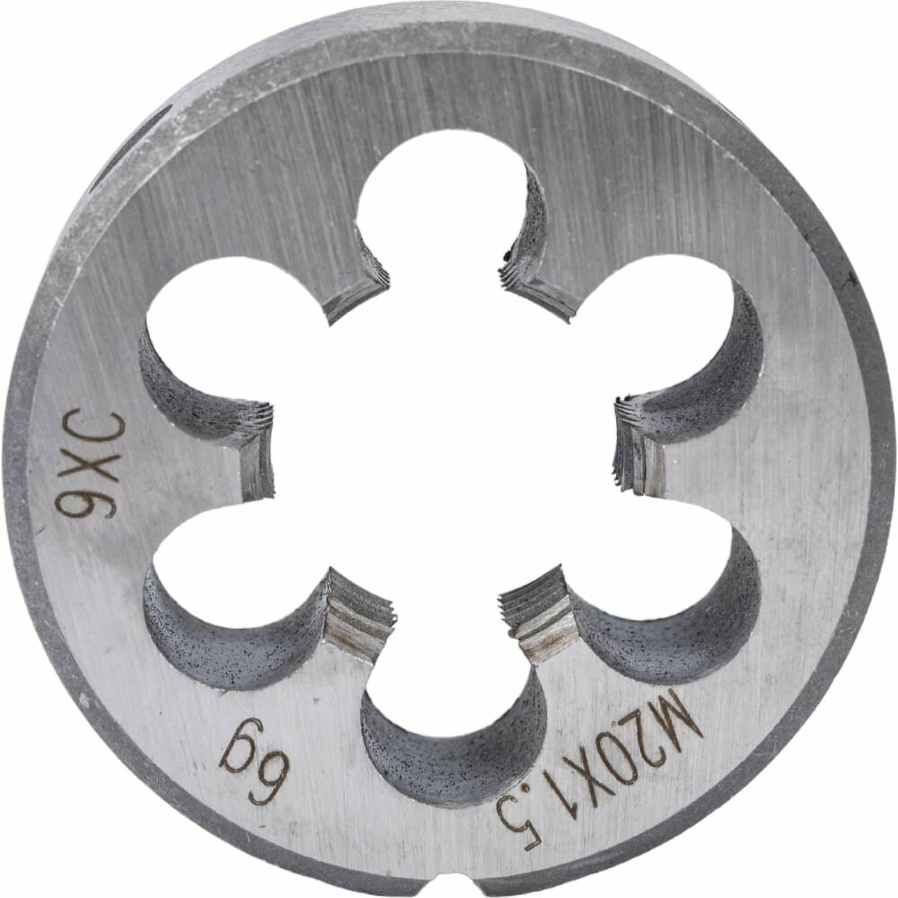 Плашка Gigant М20x1,5 мм GT-0037, для нарезания резьбы валах шпильках, 1.5 мм