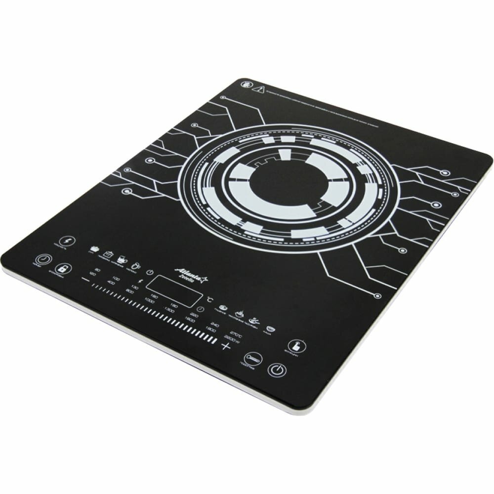 Индукционная электроплита Atlanta ATH-1760 black