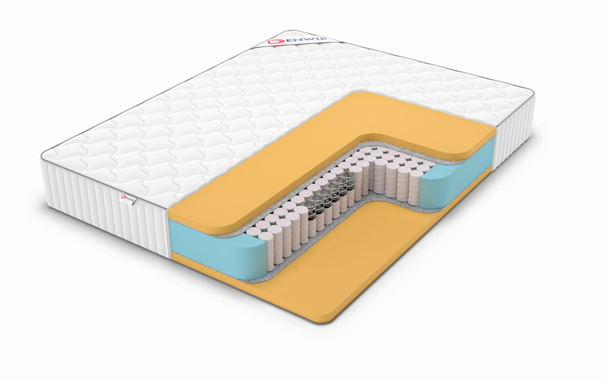 Матрас Denwir Classic Memo TFK 160х200 высота 25 см анатомический мягкий Независимые пружины