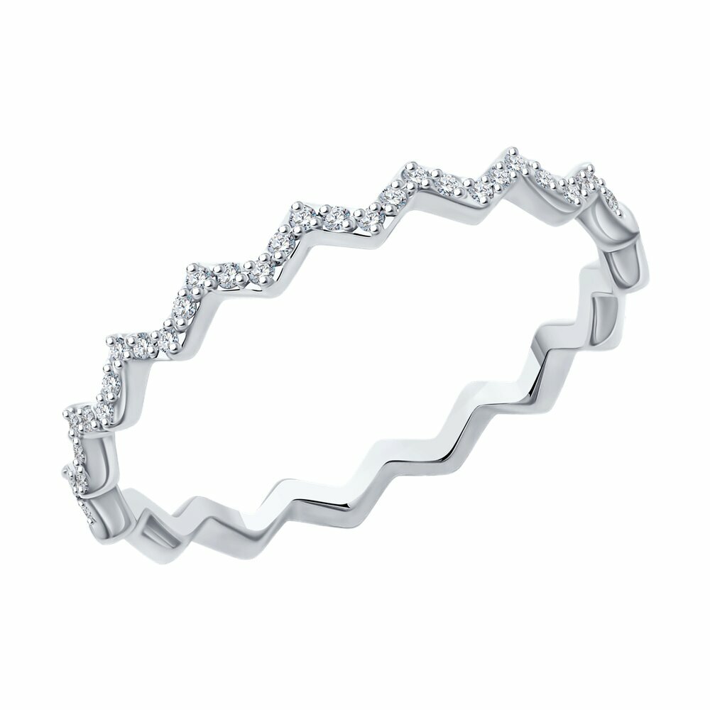 Кольцо, белое золото, 585 проба, бриллиант