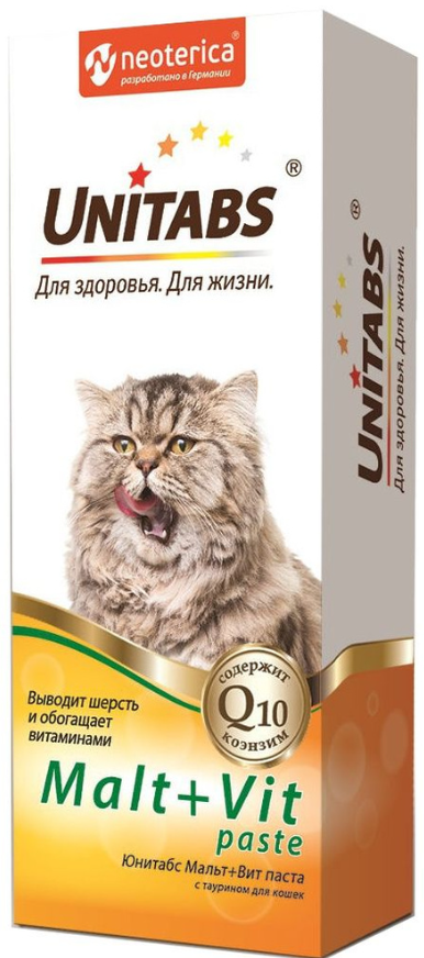 Добавка в корм Unitabs Malt+Vit паста с таурином , 1 шт. в уп.