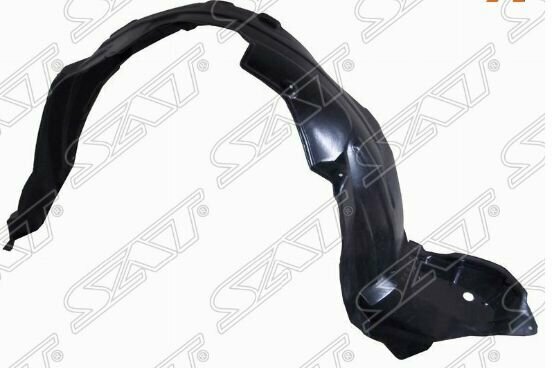 Подкрылок SAT ST-TY29-016L-2, для Toyota Corolla, левый, передний, чёрный