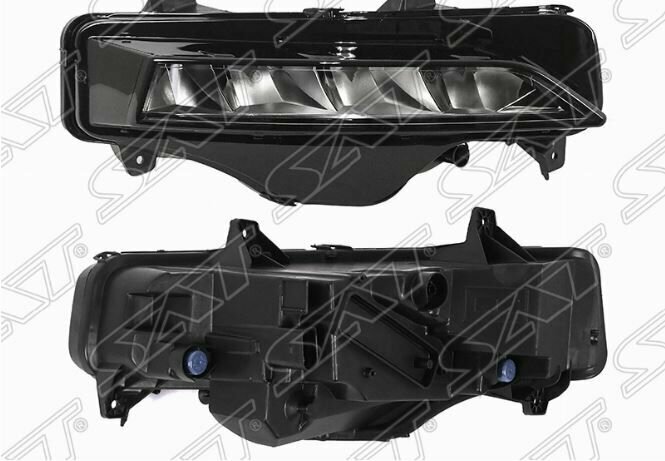 Противотуманная фара SAT ST66520A8R, для Skoda Octavia, передняя, правая, черная