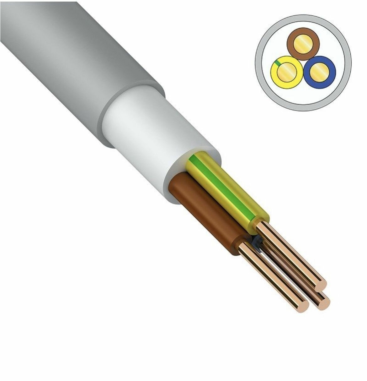 Кабель Конкорд NUM 3x2,5 (50 м)