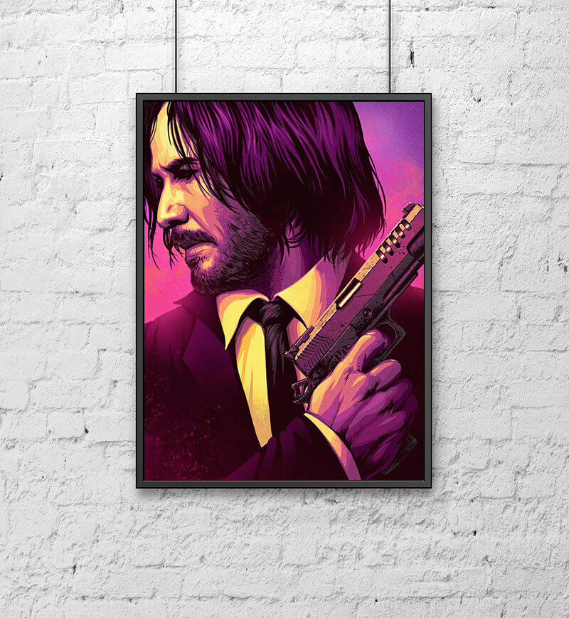 Постер для интерьера на стену (30х40 см). Джон Уик (John Wick) / постеры картины для интерьера, постеры для интерьера, постер на стену, картина на стену, картина в комнату, плакат, декор и интерьер