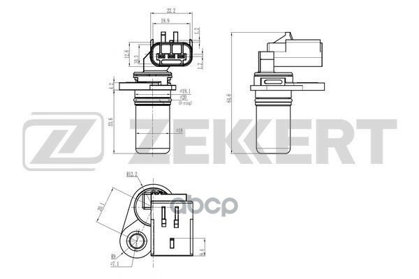 Датчик Положения Распредвала Chrysler Voyager Iv 03- Sebring 02- Pt Cruiser 03- Zekkert арт. se-5044