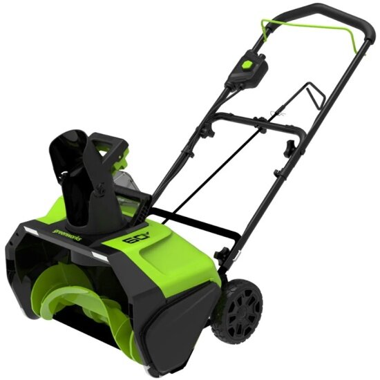 Снегоуборщик аккумуляторный Greenworks GW GD60PST б/щ c АКБ 4АЧ и ЗУ
