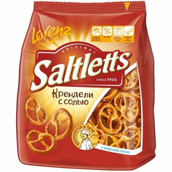 Крендель Lorenz с солью Saltletts 150 г
