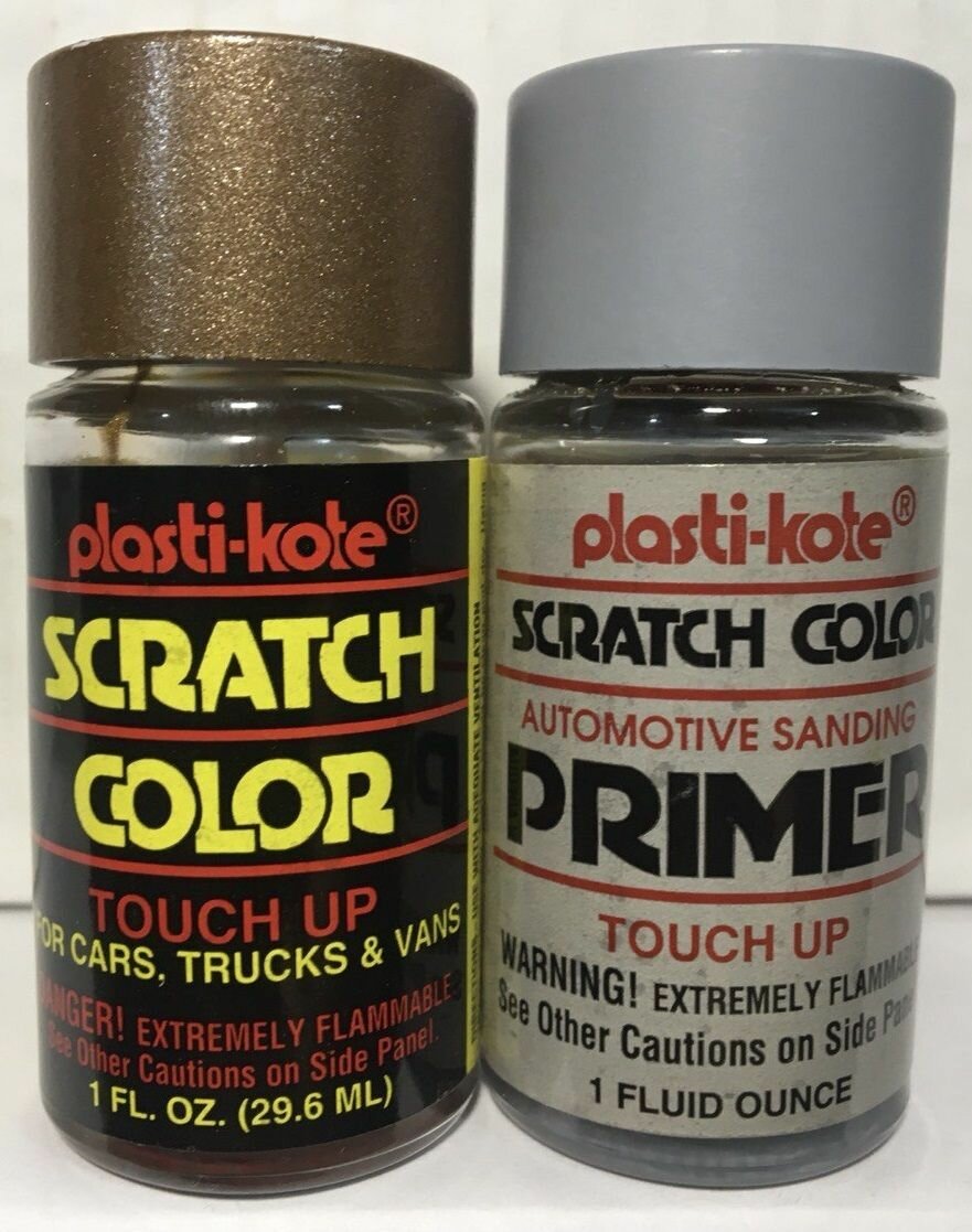 YR19M Краска для Honda (Хонда) Edinburg Brown Коричневый Перламутровый металлик + Грунт Серый - набор 30 + 30 мл с кисточками для сколов и повреждений