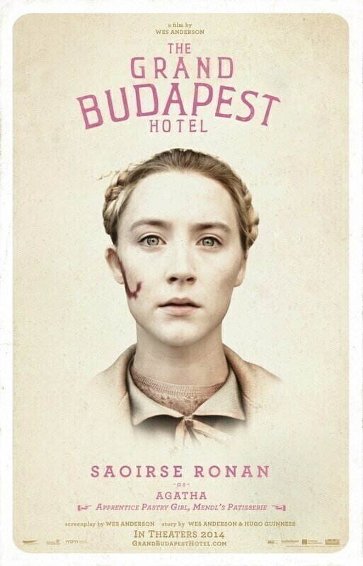 Плакат, постер Отель Гранд Будапешт (The Grand Budapest Hotel), Уэс Андерсон на бумаге, размер 60х84см