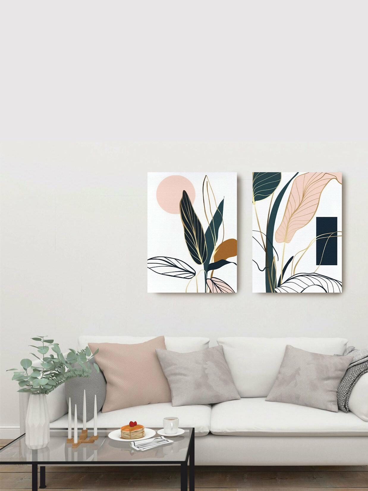 Модульная картина на холсте / на стену фото Люкс, 40 х 60 см, 2 шт.