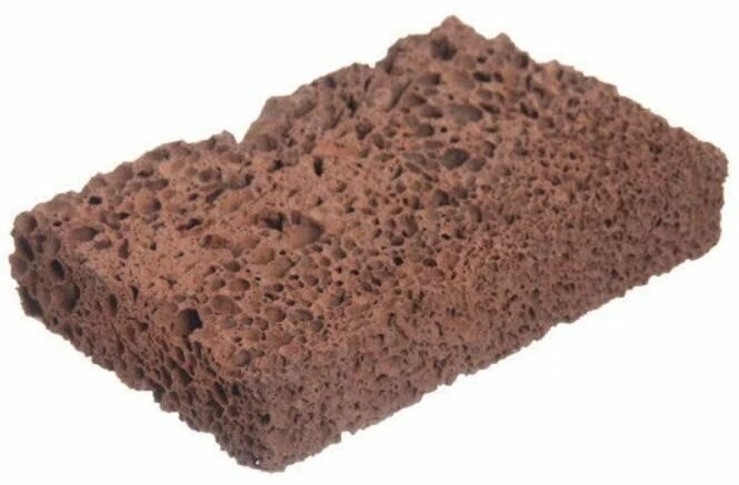 Your beauty Пемза для ног, прямоугольная, крупнозернистая, коричневая, 6 х 10 х 2 см