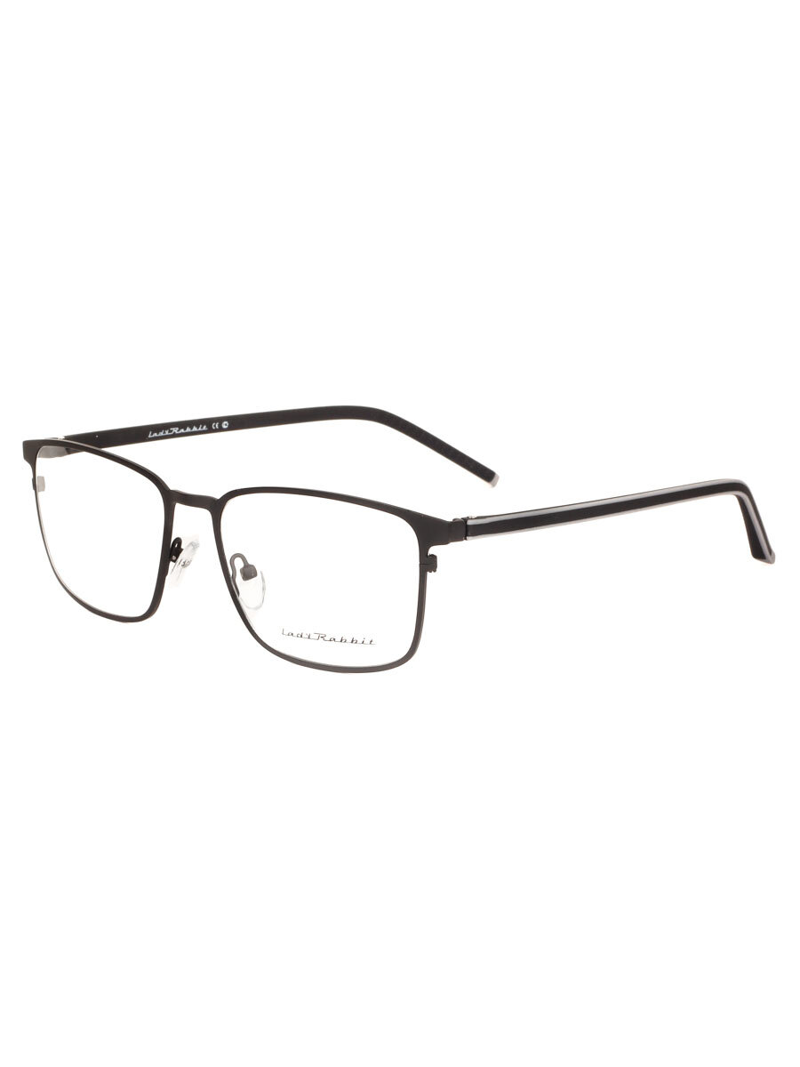 Оправа для очков LadyRabbit A81099 C1, металлическая, квадратная, с флексами