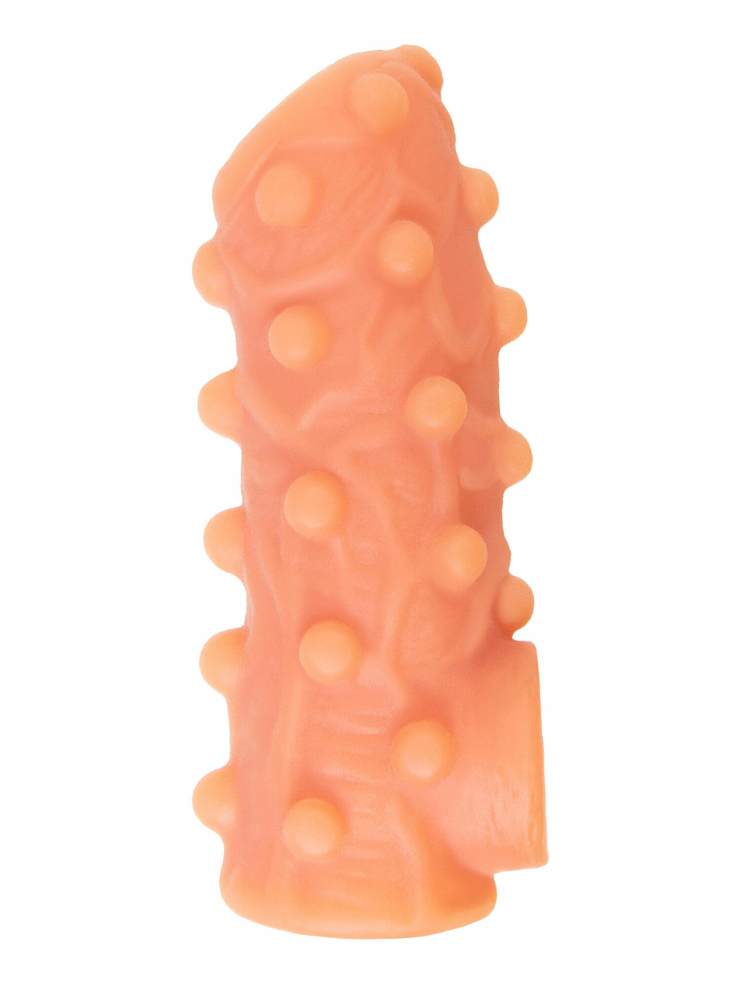 Насадка с бугорками и открытой головкой Kokos Nude Sleeve 3, размер S