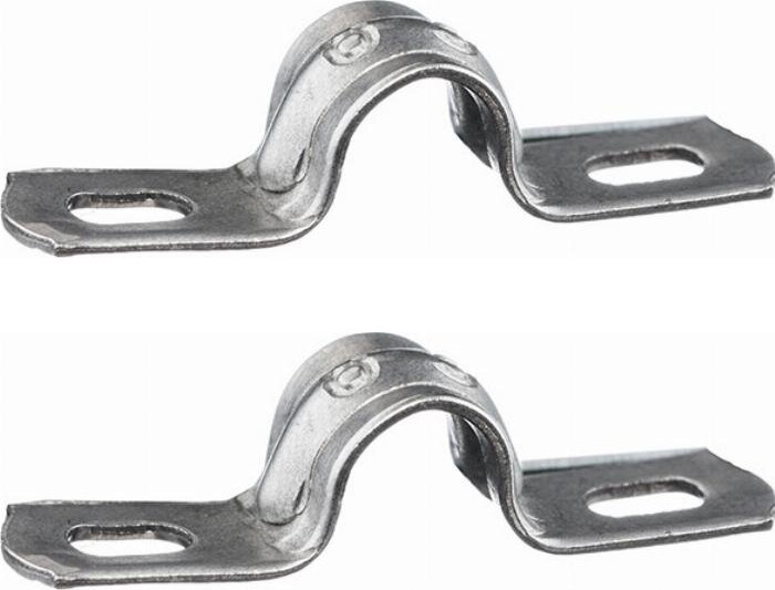 Скоба металлическая двухлапковая D8 (комплект из 2 шт.)