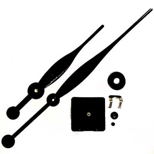 Hermle часовой механизм дискретный ход UTS800355-02 усиленный, со стрелками, шток 16 мм (толщина циферблата до 9 мм), цена за 1 шт.