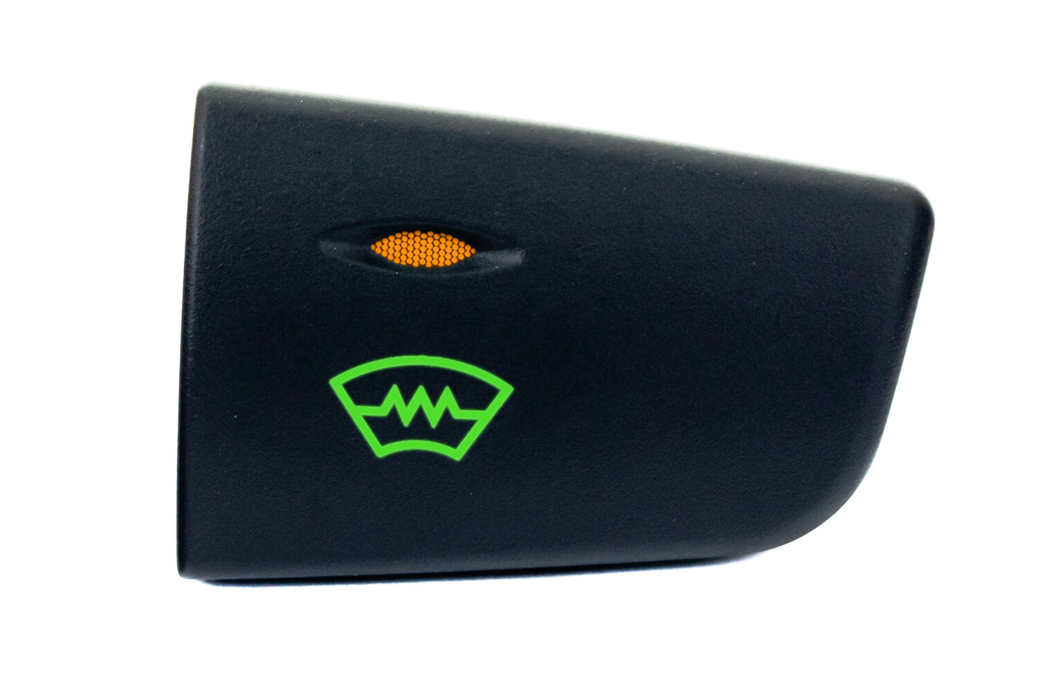 Кнопка электрического обогрева ветрового стекла с зеленой подсветкой и оранжевой индикацией для Лада Калина