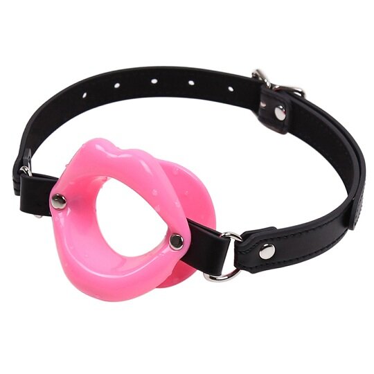 Кляп-защита от зубов Le Desir розовый диаметр 4 см силикон и искусственная кожа для комфортного орального секса