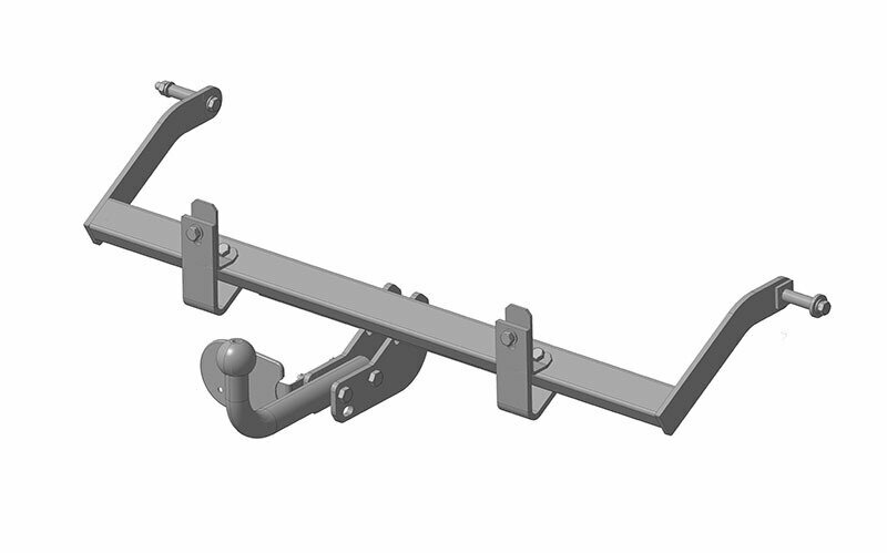 Фаркоп Avtos на RENAULT KANGOO (1998-2008)(паспорт и сертификат в комплекте)(без электрики)RN 05 (90x20x16)