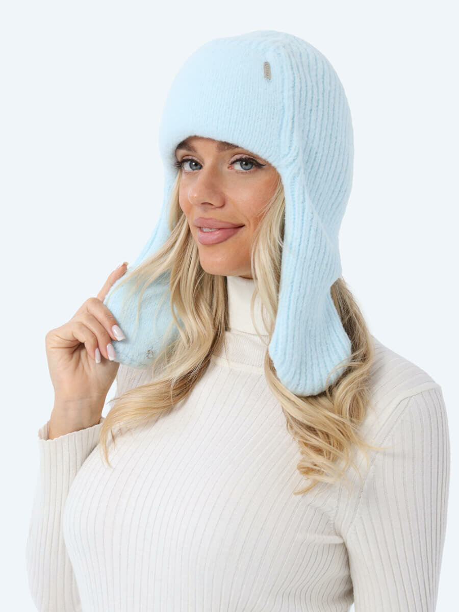 Шапка-ушанка для женщин