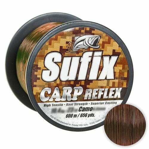 Леска Sufix Carp Reflex 0,28мм. 6,6кг. 600м. /камуфляж