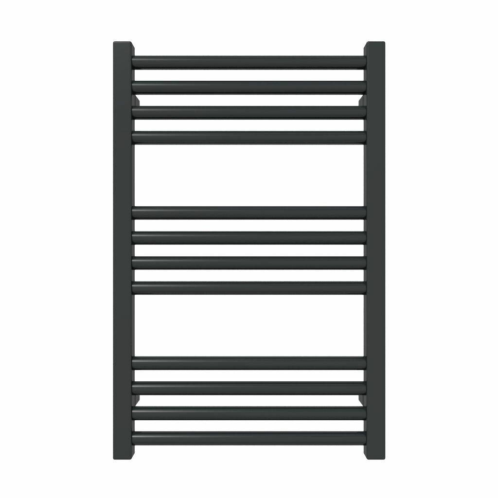 Полотенцесушитель электрический Fiona 660/430 черный матовый, без ТЭНа