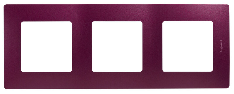 Legrand Etika Сливовая Рамка 3-ая 672563