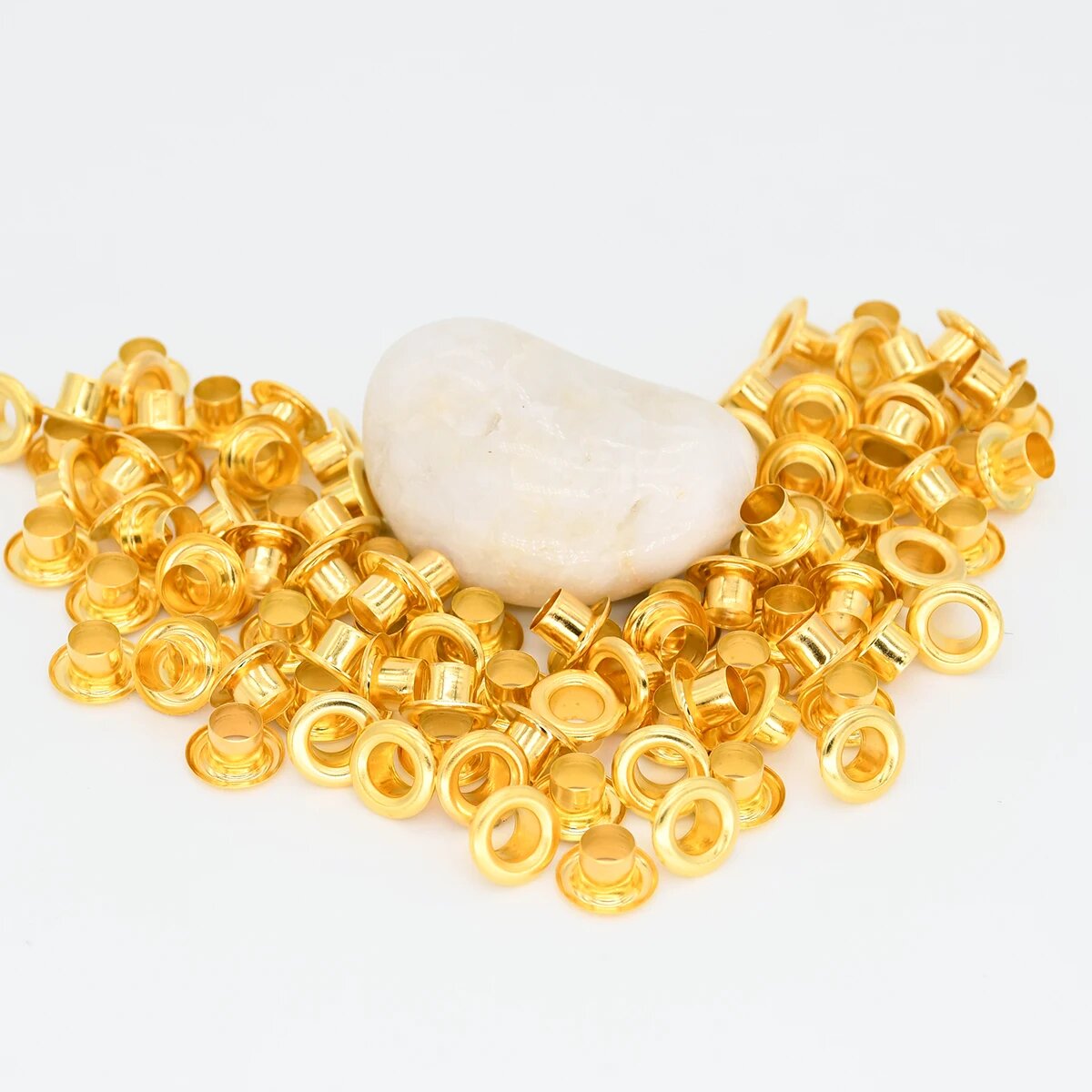 CLOXY Латунные люверсы 4,5 мм 100 комплектов Lightgold