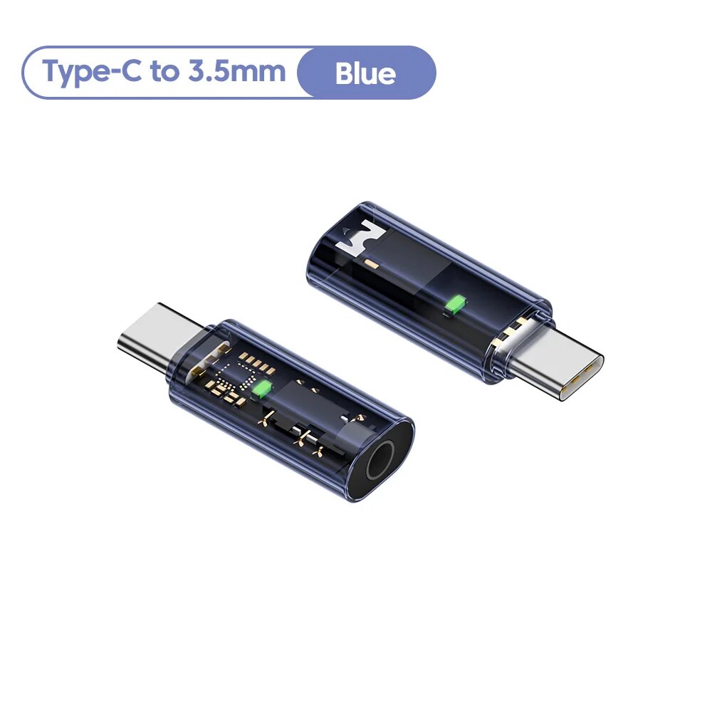 Аудиоадаптер для наушников OLAF Type C на 3,5 мм, 3, 5, гнездовой USB C Aux аудиоконвертер для Blue