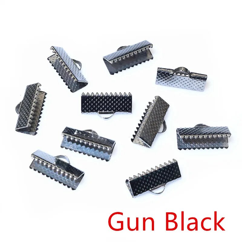 Зажимы для фурнитуры Gun Black, 25 мм, 50 шт