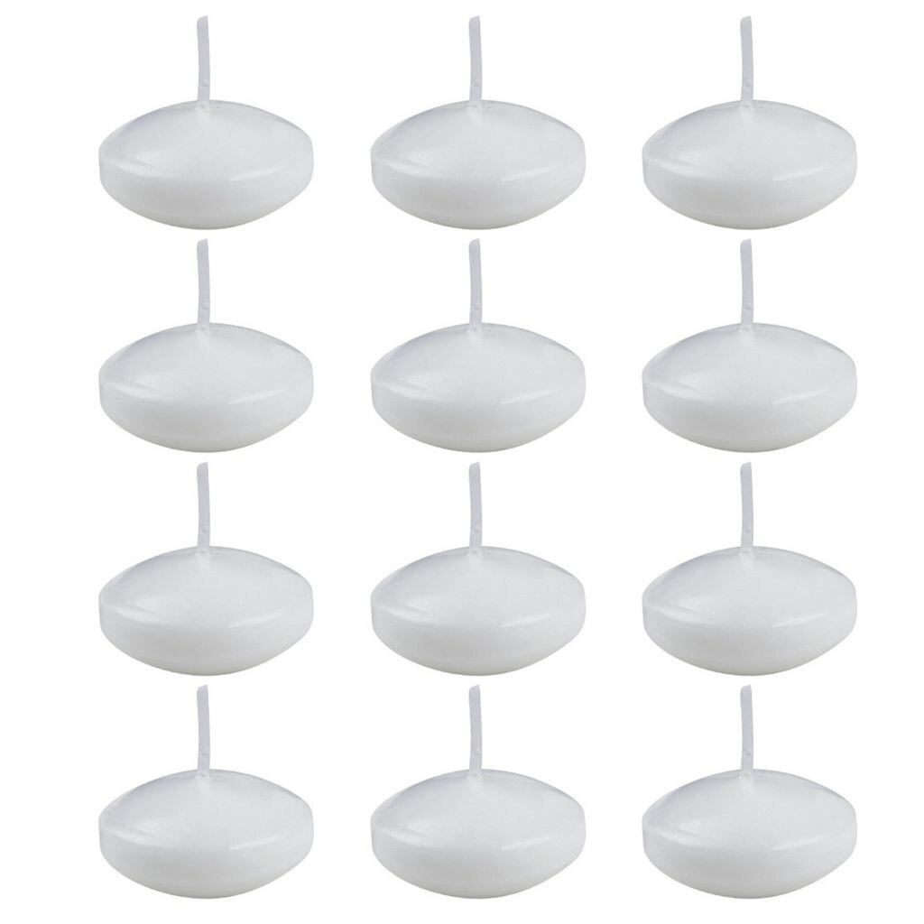 1 пакет из 12 плавающих свечей, плавающие свечи 4.2x2.2 см