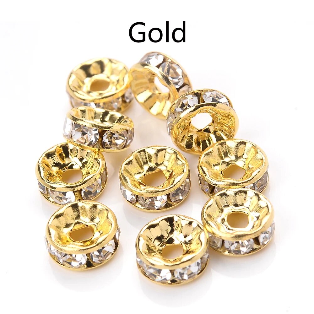 Хрустальные бусины 4 6 8 10 мм, 50 шт