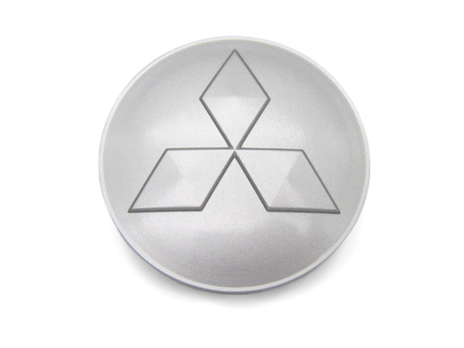 Колпачок, заглушка для литого диска КиК Митсубиси серебристый 62/55/10, 1 шт.