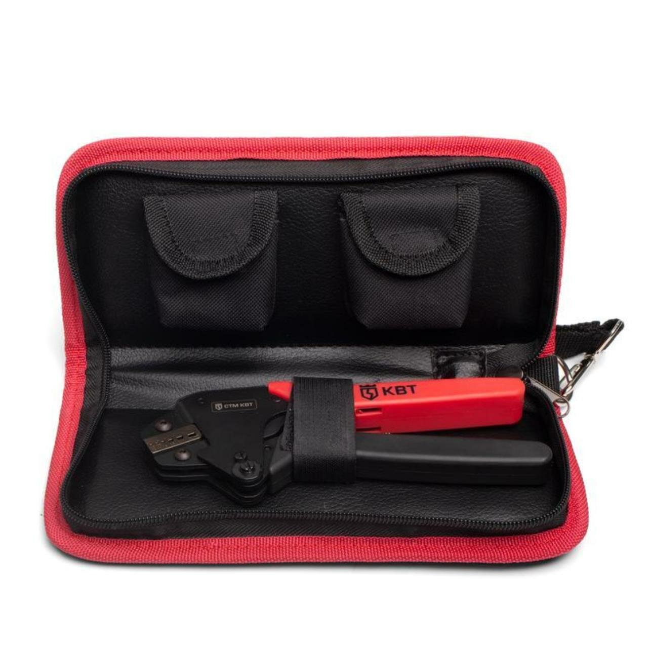 Пресс-клещи (кримпер) CTM (КВТ) 78862 с набором матриц серия профи