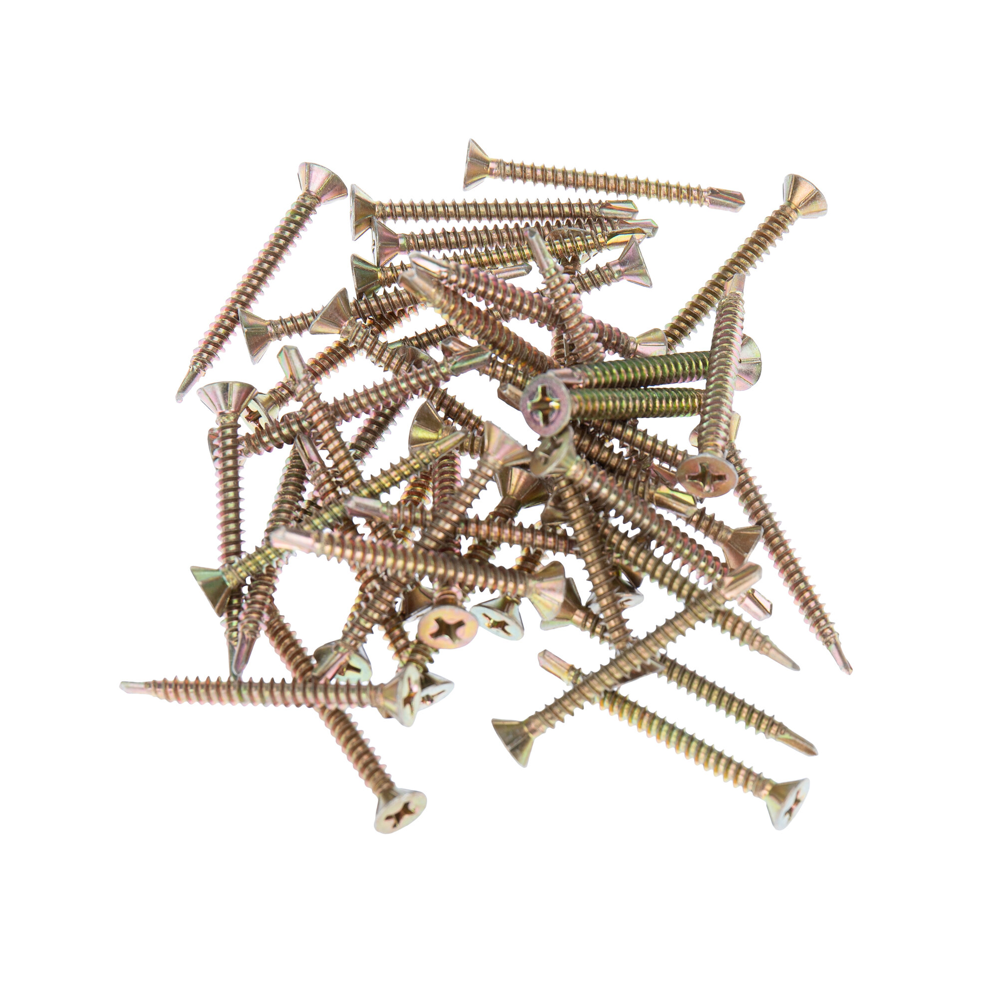 Саморезы KRANZ KR-01-3722-007, оконные, сталь, 500шт, длина 38мм