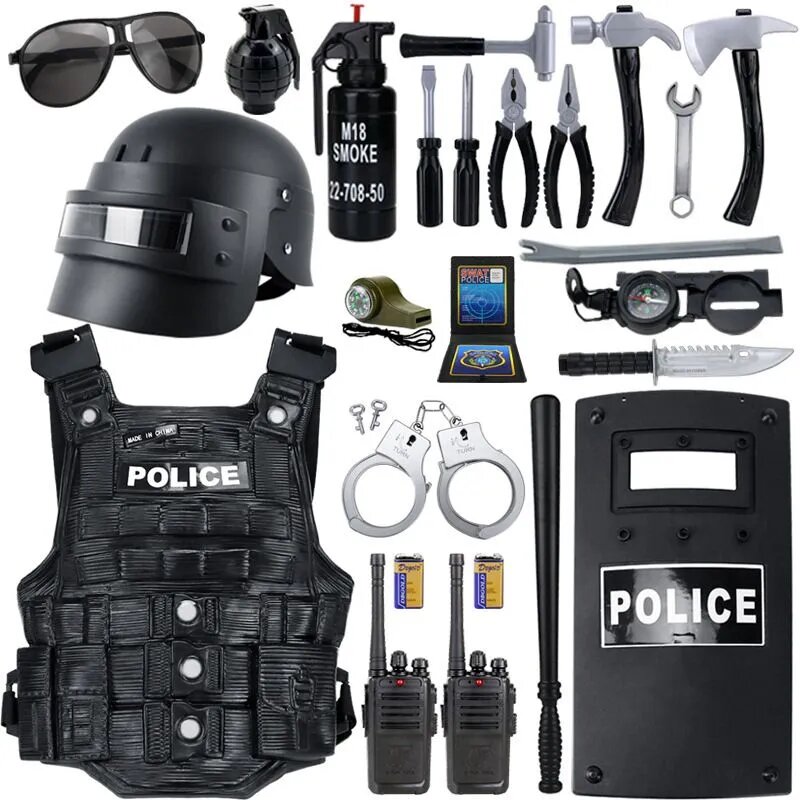 Игрушечный костюм для детей спецназа