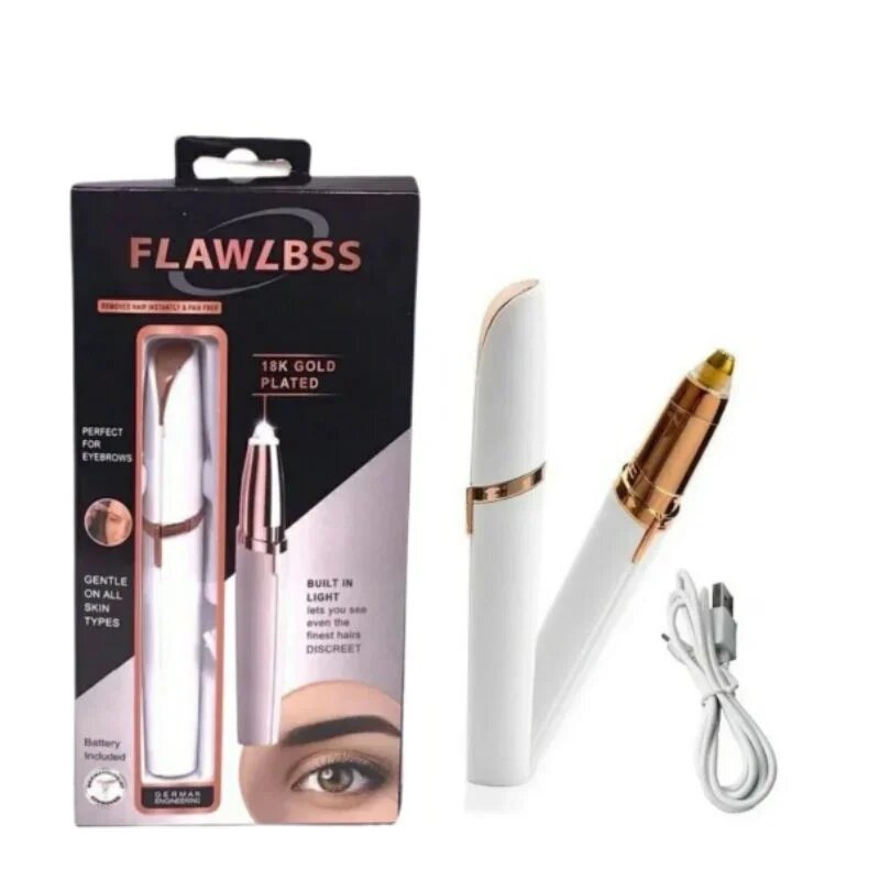 JYL 【ULTRA PRO EYEBROW TRIMMER】электрический триммер для бровей 3-В-1 С usb-зарядкой!