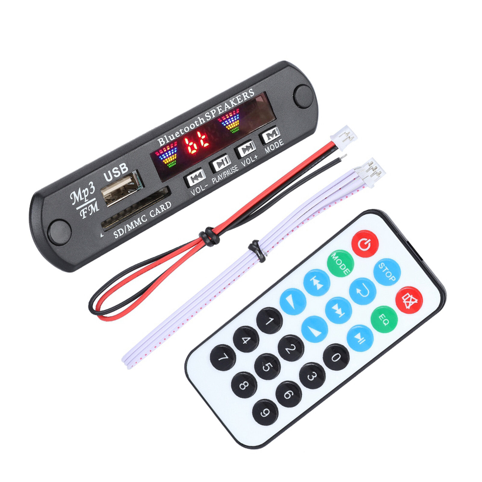 Decoder Board, Speaker Decode Board 4 Colors Screen Audio Module, for Bluetooth Lossless