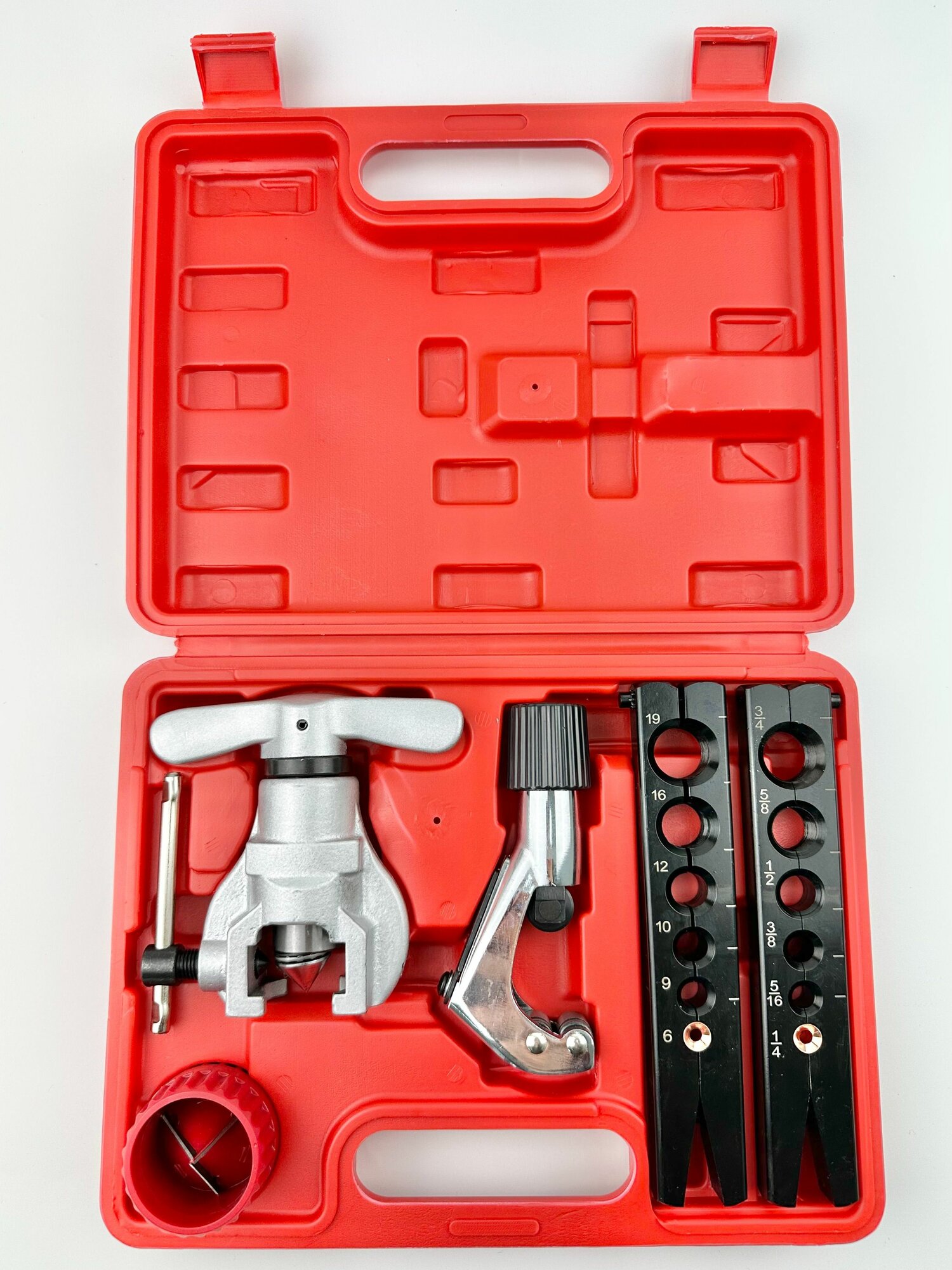 Набор для развальцовки трубок CT 808 F в кейсе (с римером и труборезом)