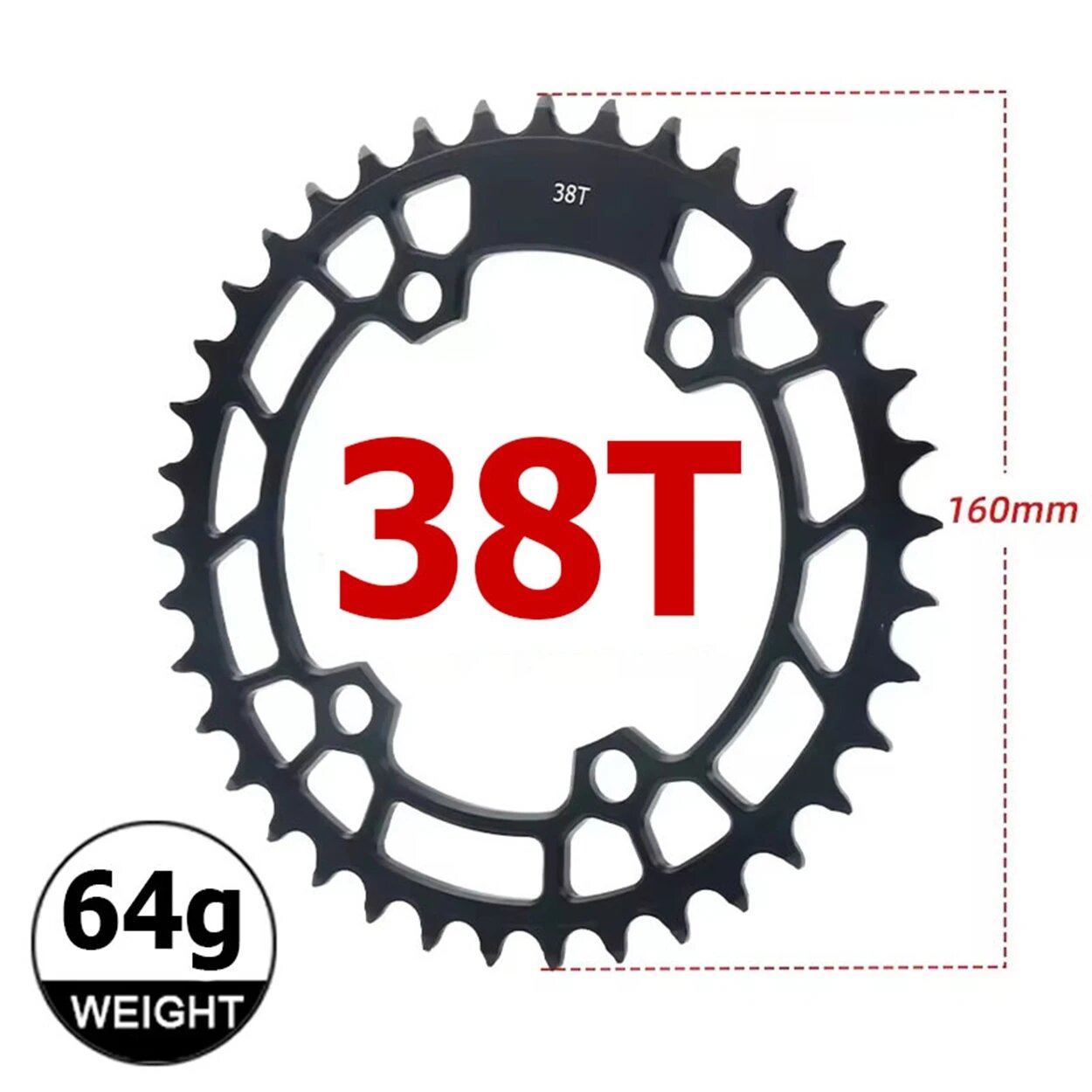 Звездочка для горного велосипеда 96BCD 32T-38T, звездочка 7-12 скоростей, звезды MTB, короны для Shimano M4100 M5100 M8000 U6000, велосипедная шатунная система