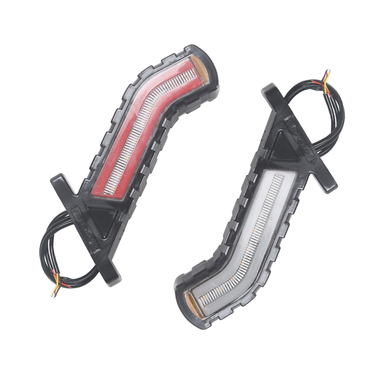 2шт Янтарные светодиодные боковые габаритные огни с зазором для прицепа, водонепроницаемое переднее и заднее освещение для грузовика мотоцикла