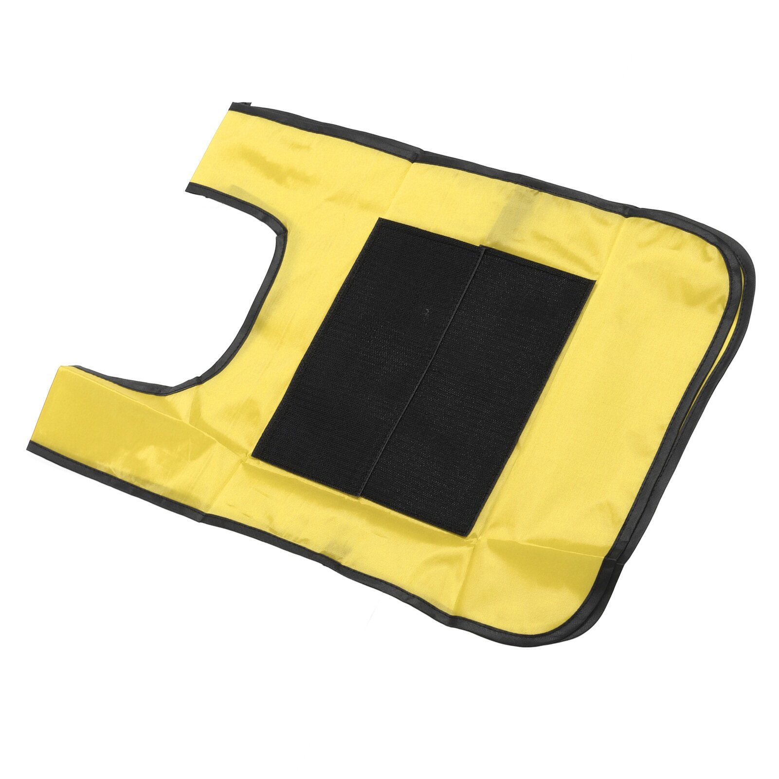 Жилет для метания мячей с большой панелью на липучке из ткани Оксфорд, водонепроницаемый, легко надеваемый жилет для игры в палочки для детей, желтый