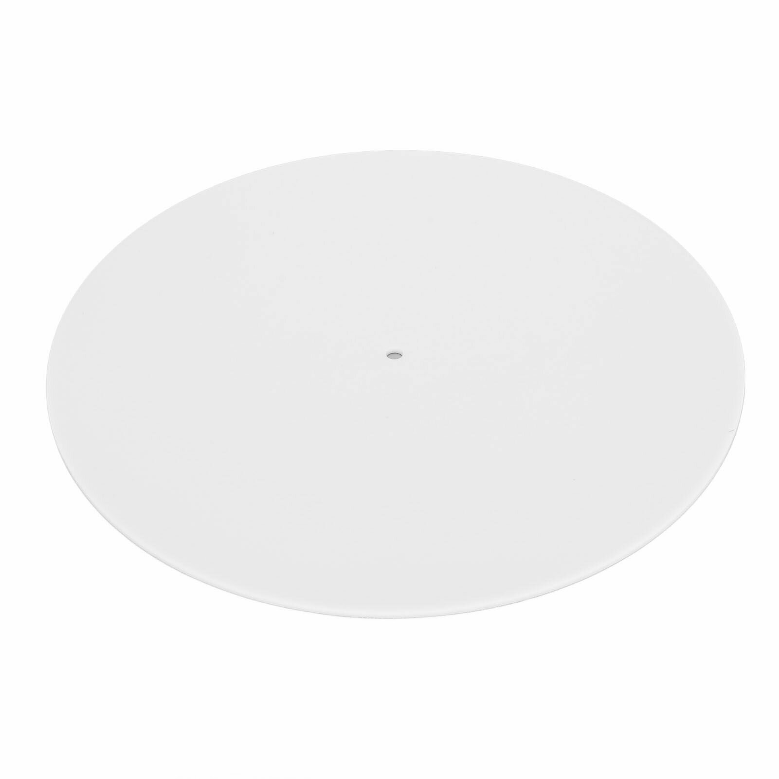 12-дюймовый акриловый коврик для проигрывателя пластинок, слипмат для пластинок, антистатический, пыле- и шумопоглощающий, белый, сменный