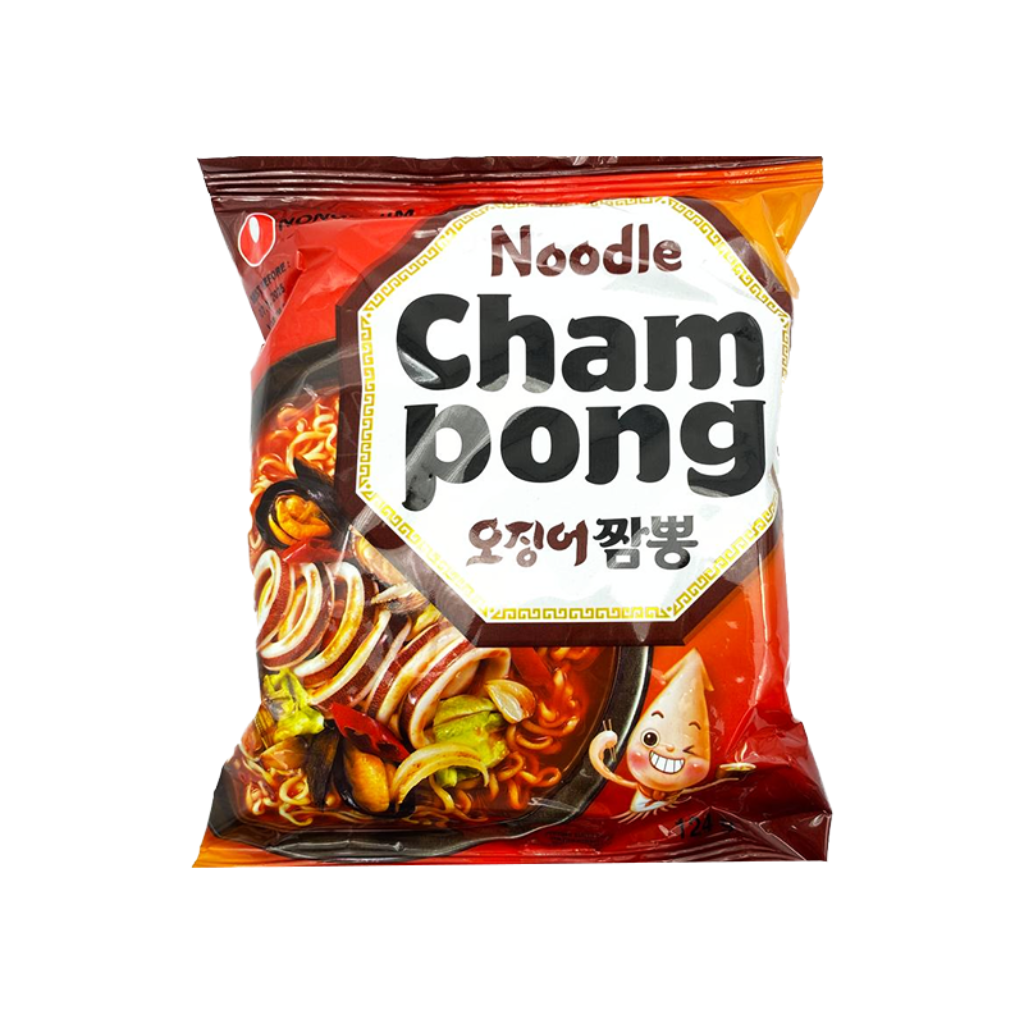 Лапша быстрого приготовления Nongshim Champong с морепродуктами острая 124 г, Южная Корея